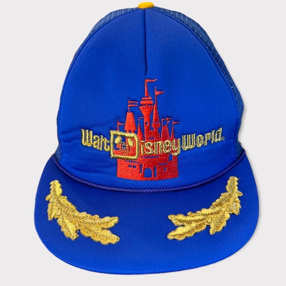 Disney | Accessories | Vintage Walt Disney World Trucker Hat Baseball ...